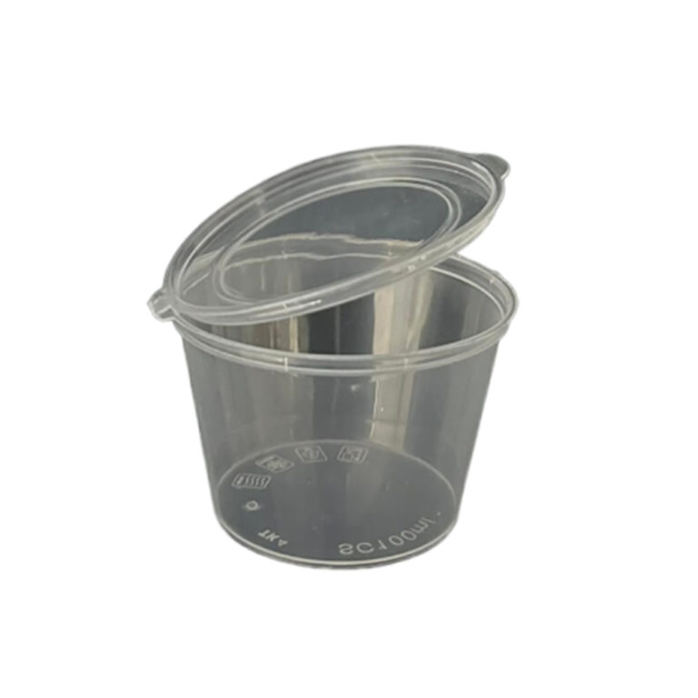 100ml Container With Hinged Lid - Galaxy Packaging