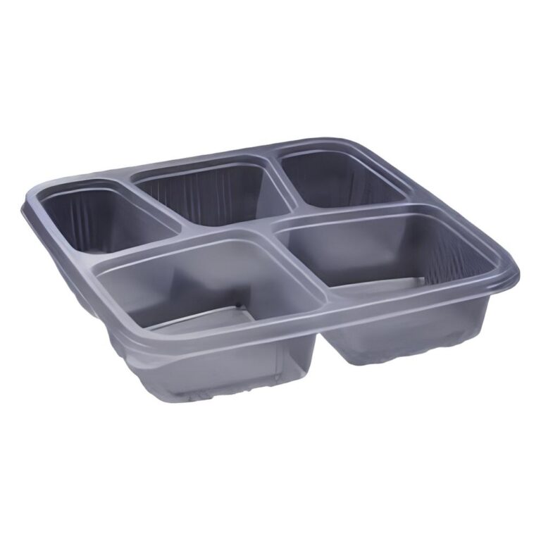 Takeaway 5 Compartment Containers & Lids - Galaxy Packaging